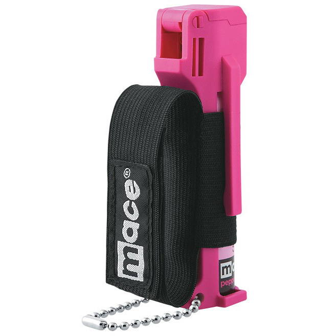 Mace Hot Pink Pepper Spray, Jogger Model - Shoot Straight