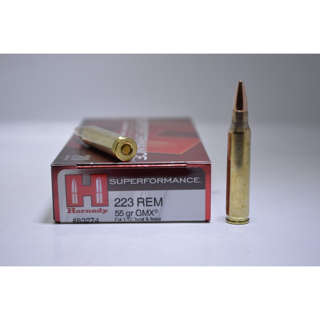 Hornady 223 Rem 55gr GMX Superformance - Shoot Straight