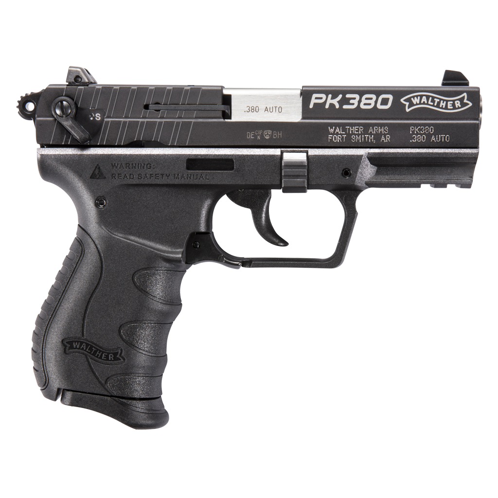 Walther PK380 Black, 8 Round Semi Auto Handgun, .380 ACP