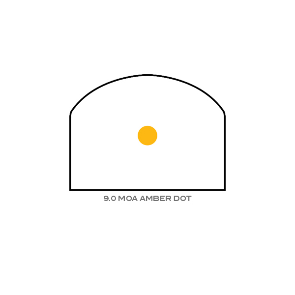 Trijicon RM05 RMR Dual-Illuminated Sight 9.0 MOA Amber Dot - Shoot Straight