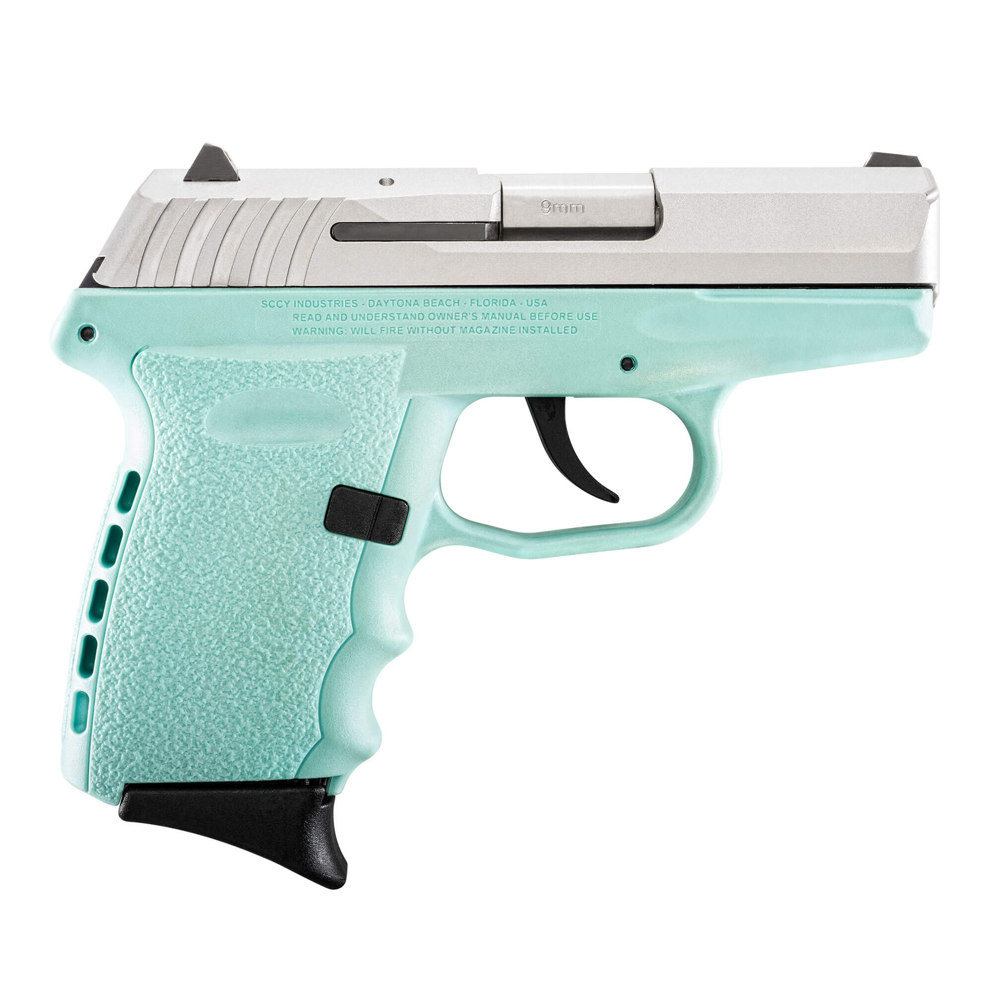 SCCY CPX-2 Stainless Blue with No Safety 9mm - Shoot Straight