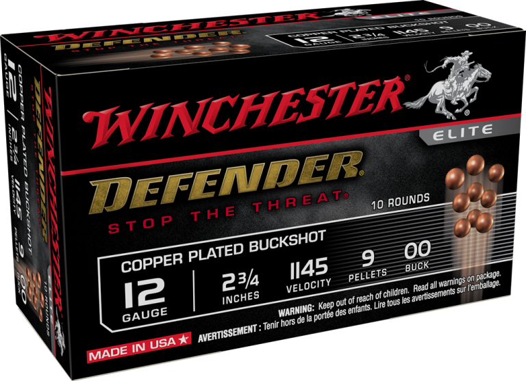 Winchester Defender 12GA 00 Buckshot 2 3/4" - Shoot Straight