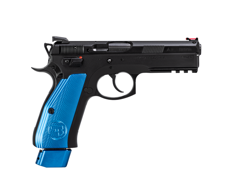 CZ 75 SP-01 Competition Blue 21RD 9mm Handgun - Shoot Straight